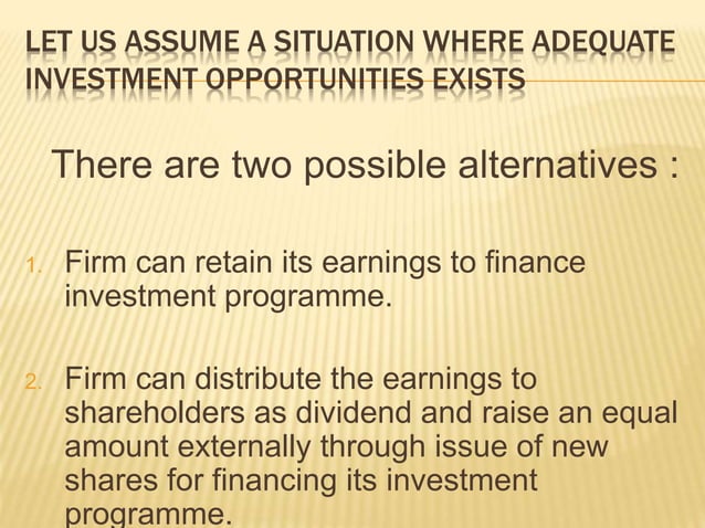 Modigliani and miller model | PPTX