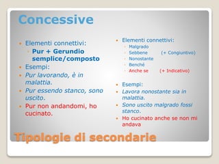 CONCESSIVE E TEMPORALI IMPLICITE | PPTX