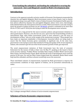Modi's development model for india | PDF