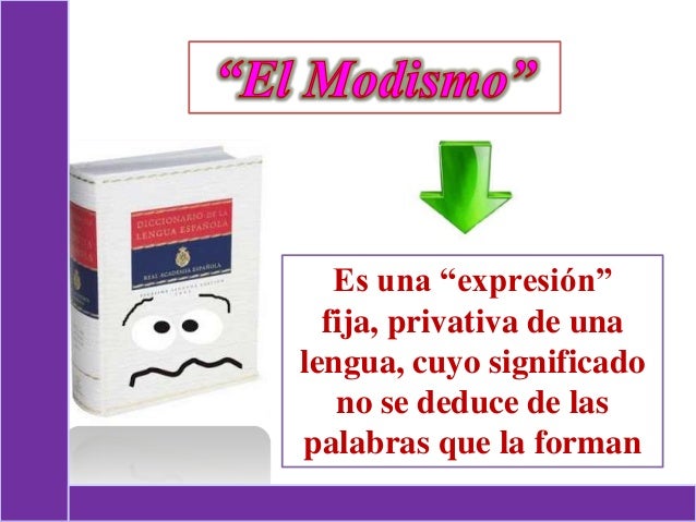 Hoja De Trabajo De Modismos