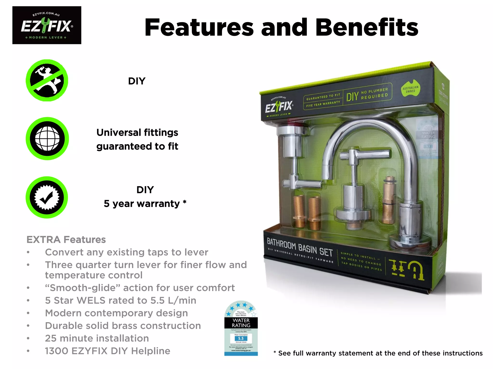 EZYFIX Modern Lever Install Guide | PDF | Needlework | Arts and Crafts