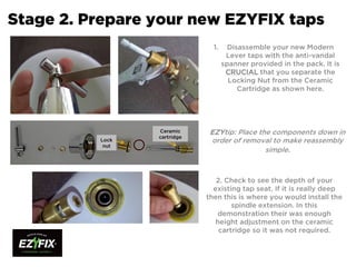 EZYFIX Modern Lever Install Guide | PDF | Needlework | Arts and Crafts
