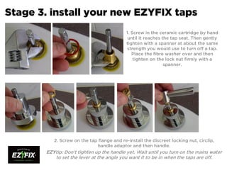 EZYFIX Modern Lever Install Guide | PDF | Needlework | Arts and Crafts