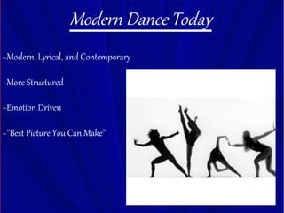Modern Dance | PPT