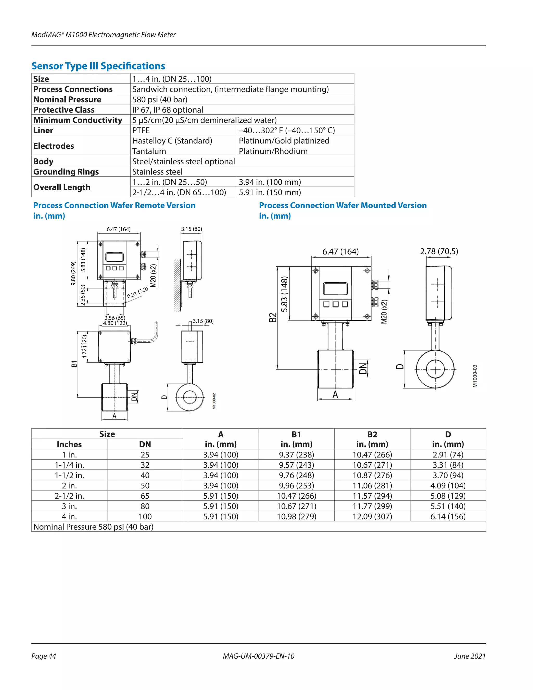 Mod mag m1000 manual badger meter electromagnetic flow meter_m-series | PDF