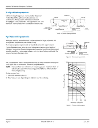 Mod mag m1000 manual badger meter electromagnetic flow meter_m-series | PDF