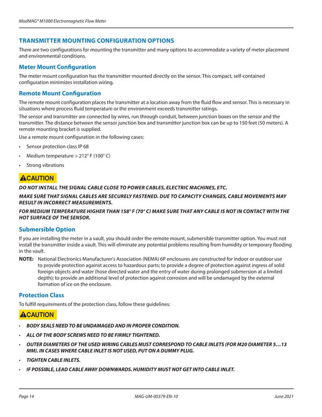 Mod mag m1000 manual badger meter electromagnetic flow meter_m-series | PDF