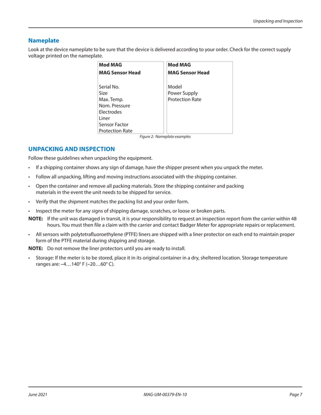 Mod mag m1000 manual badger meter electromagnetic flow meter_m-series | PDF
