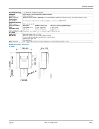 Mod mag m2000 datasheet badger meter electromagnetic flow meter_m ...