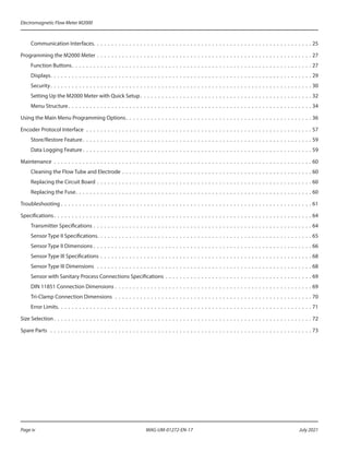 Mod mag m2000 manual badger meter electromagnetic flow meter_m-series | PDF