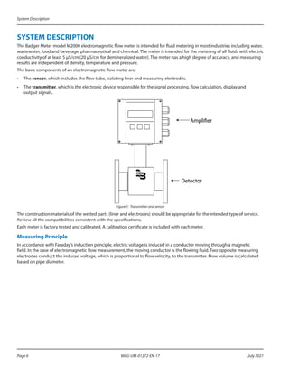 Mod mag m2000 manual badger meter electromagnetic flow meter_m-series | PDF