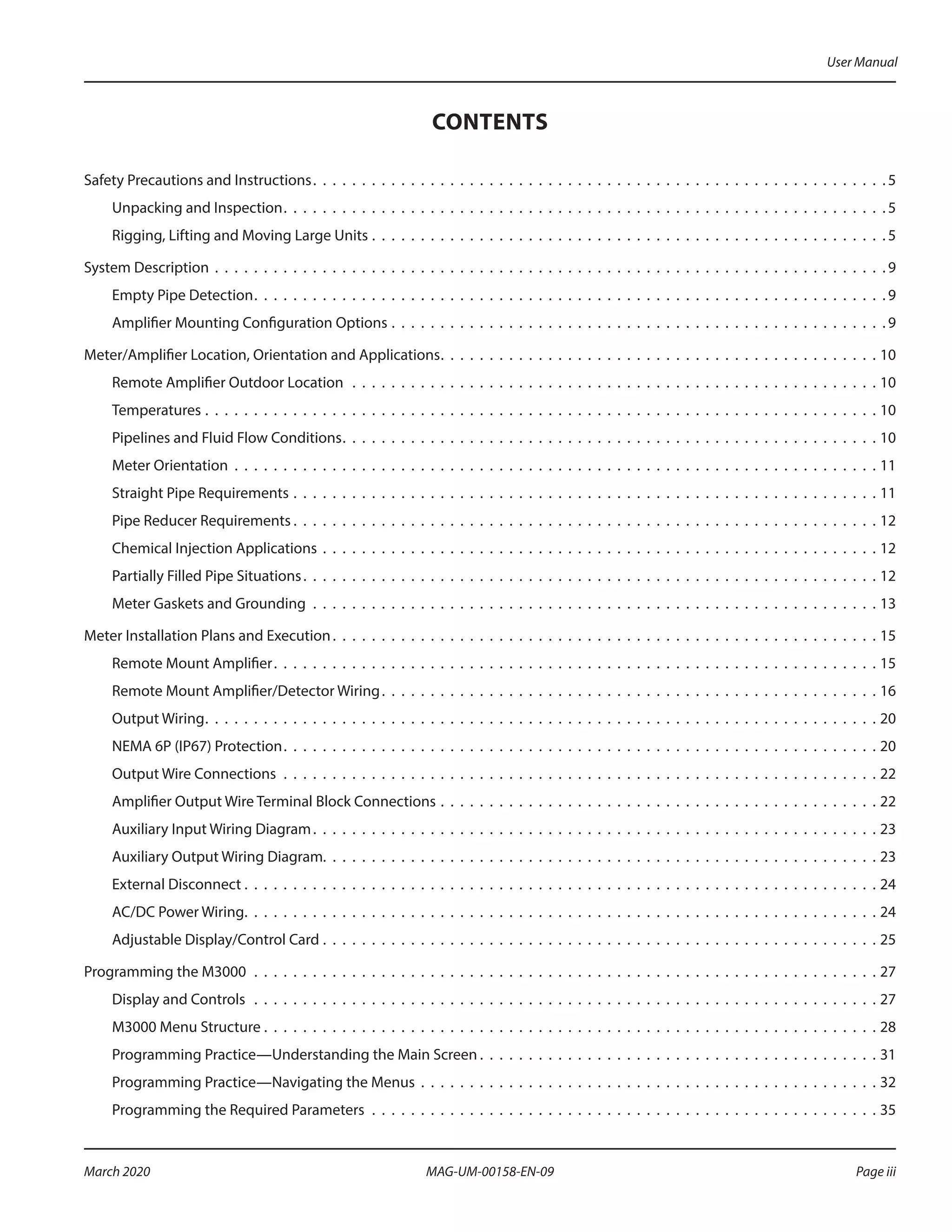 Mod mag m3000 manual badger meter electromagnetic flow meter_m-series | PDF