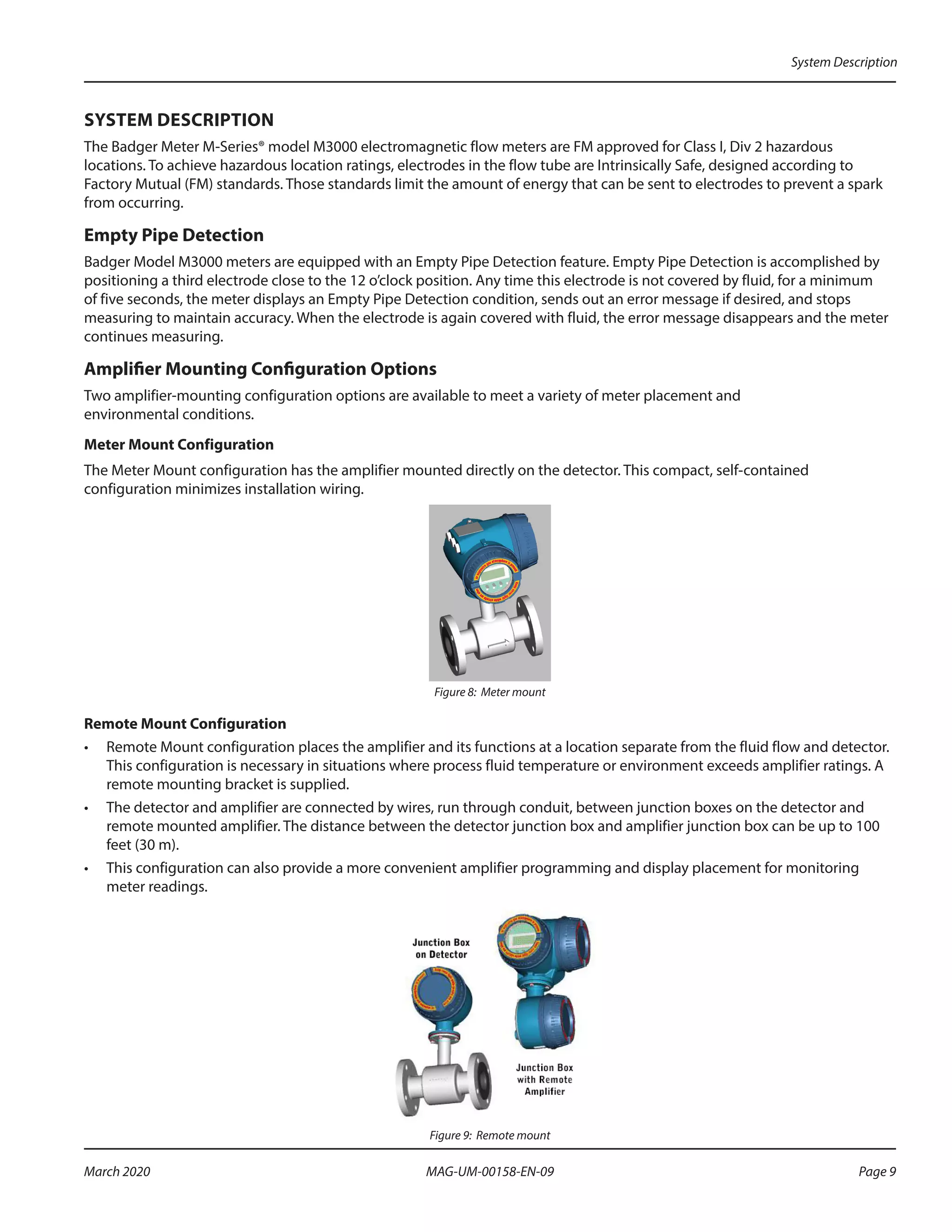 Mod mag m3000 manual badger meter electromagnetic flow meter_m-series | PDF