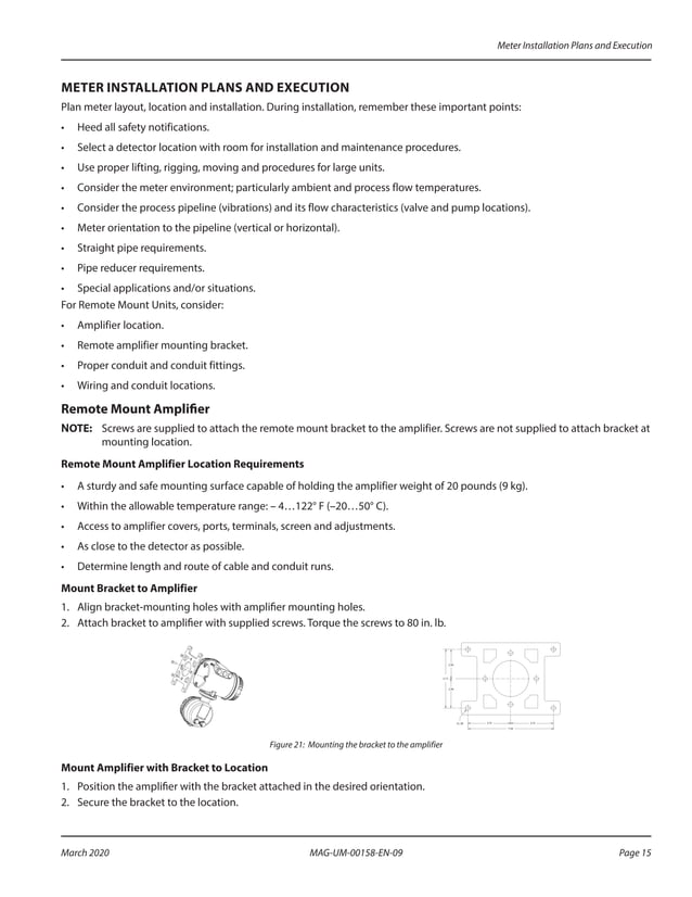 Mod mag m3000 manual badger meter electromagnetic flow meter_m-series | PDF