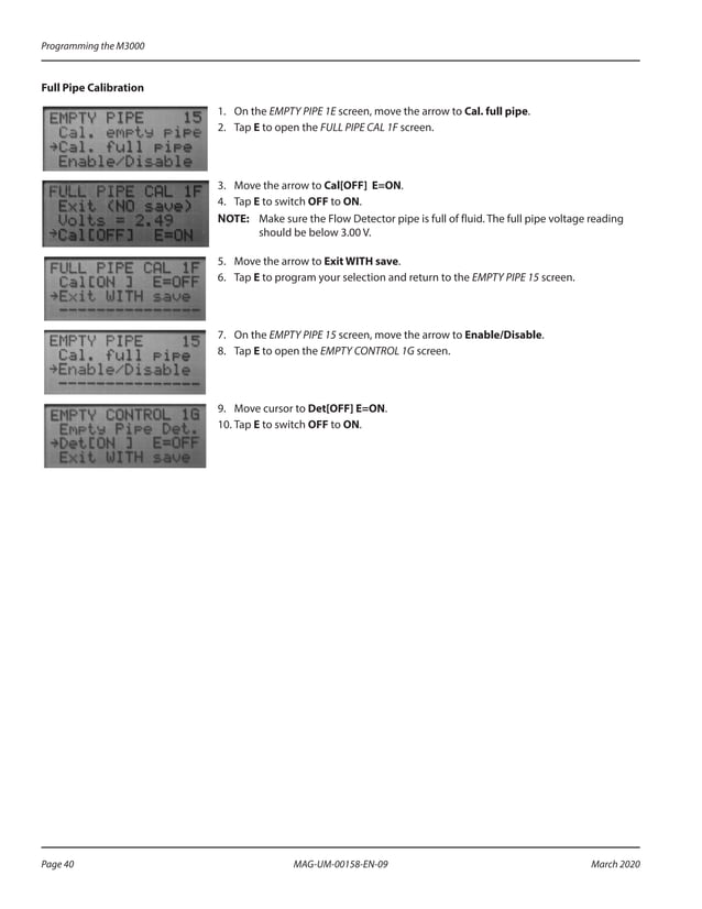Mod mag m3000 manual badger meter electromagnetic flow meter_m-series | PDF
