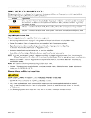 Mod mag m3000 manual badger meter electromagnetic flow meter_m-series | PDF
