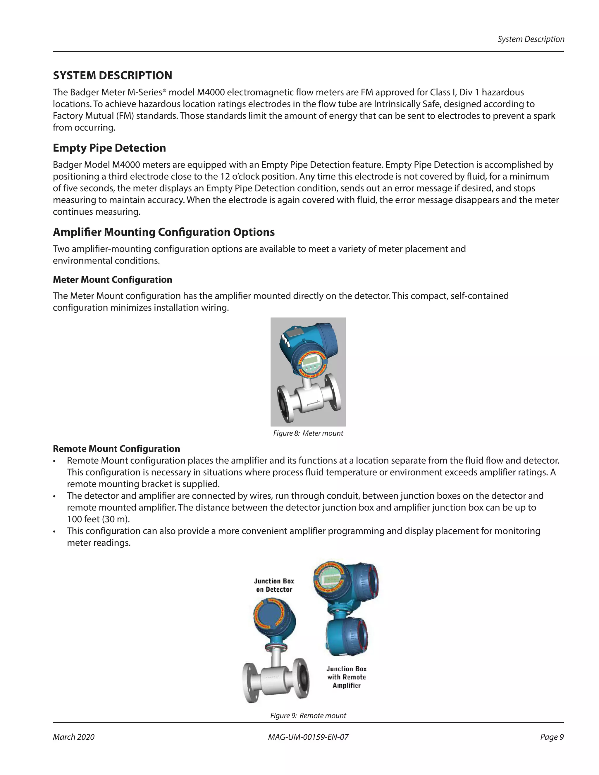 Mod mag m4000 manual badger meter electromagnetic flow meter_m-series | PDF