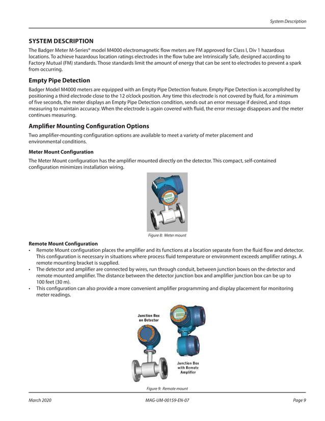 Mod mag m4000 manual badger meter electromagnetic flow meter_m-series ...