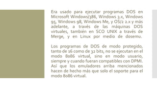 Modo 8086 virtual | PPTX
