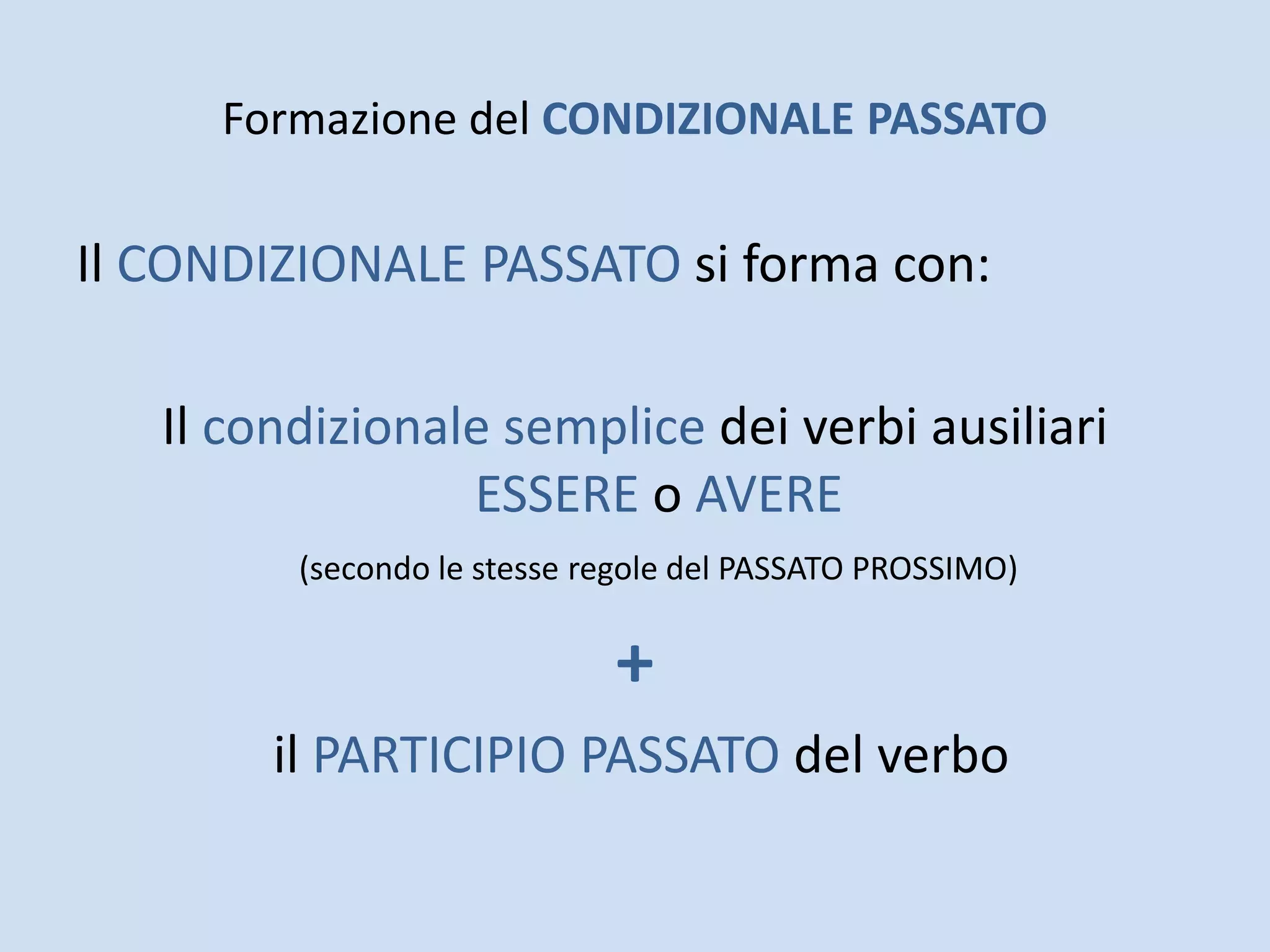 Modo condizionale (forma e usi) | PPTX