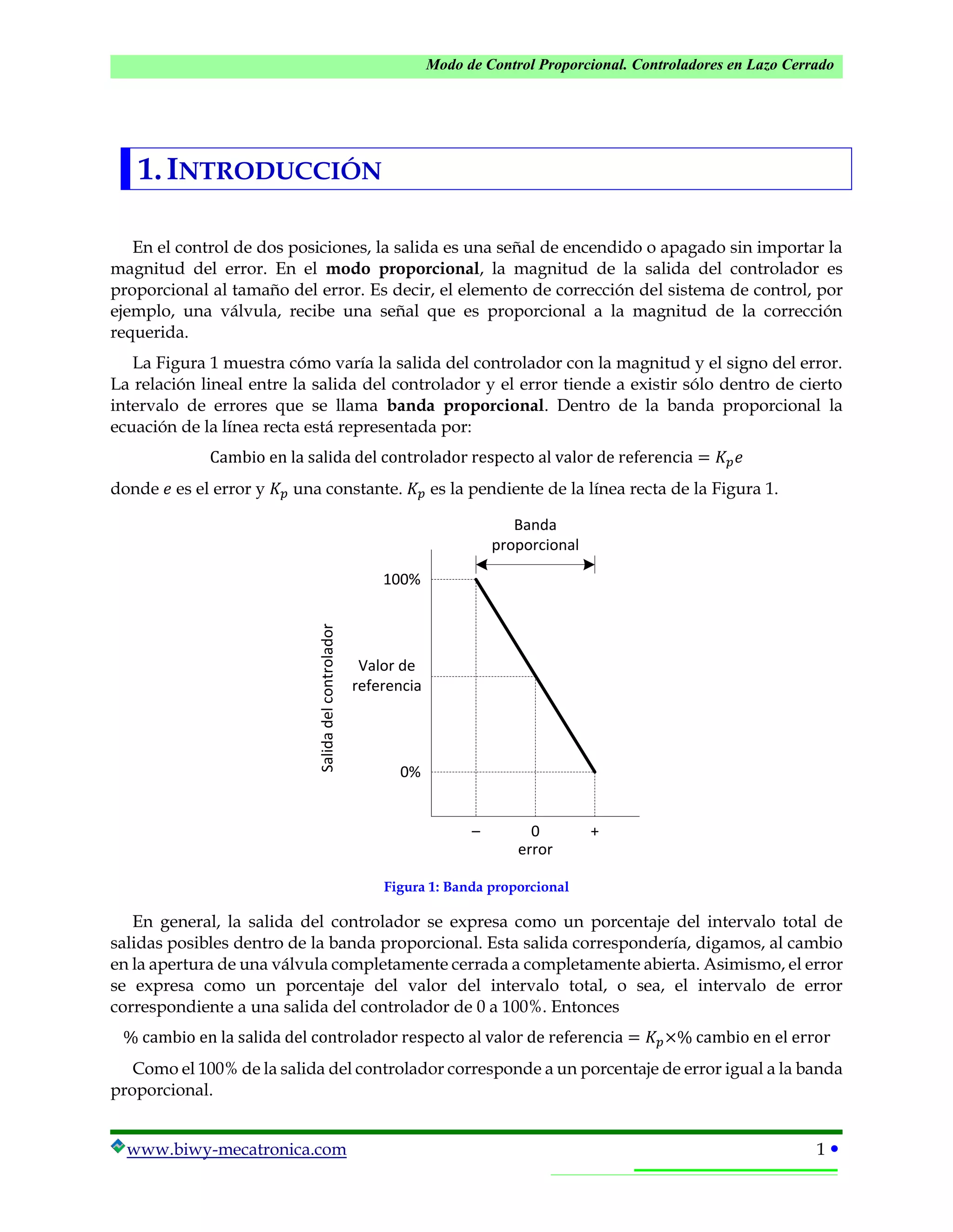 Modo de control proporcional | PDF | Physics | Science