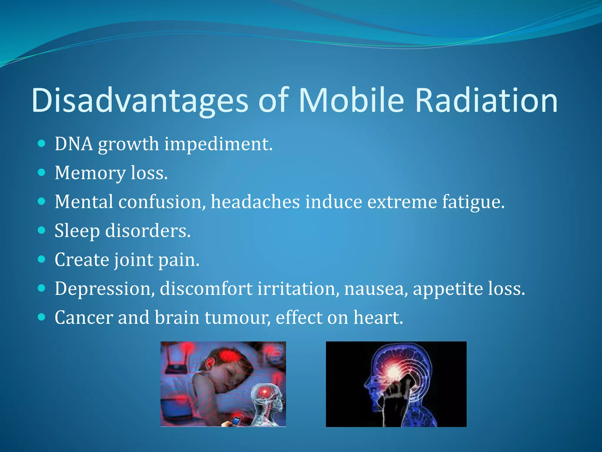 Effects of Mobile Telecommunication Radiation on Human Health | PPT