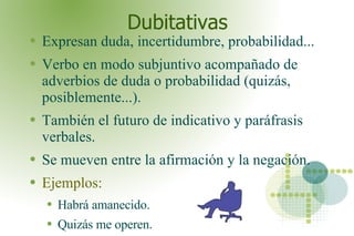 Modalidad oracional | ODP