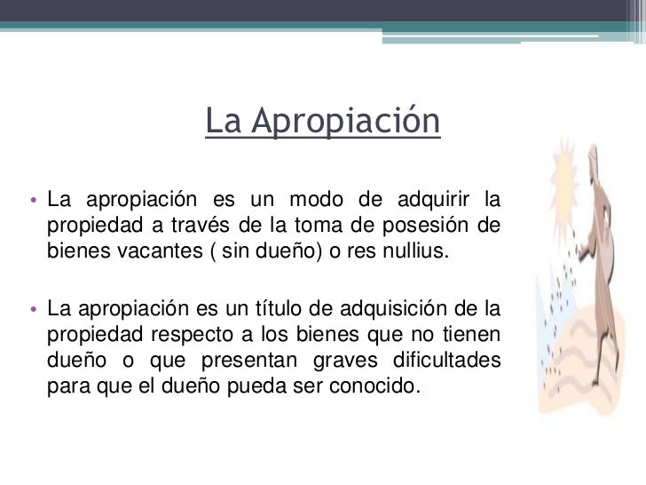 Modos de adquirir la propiedad