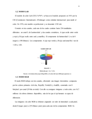 Modos de color y pantones | DOCX