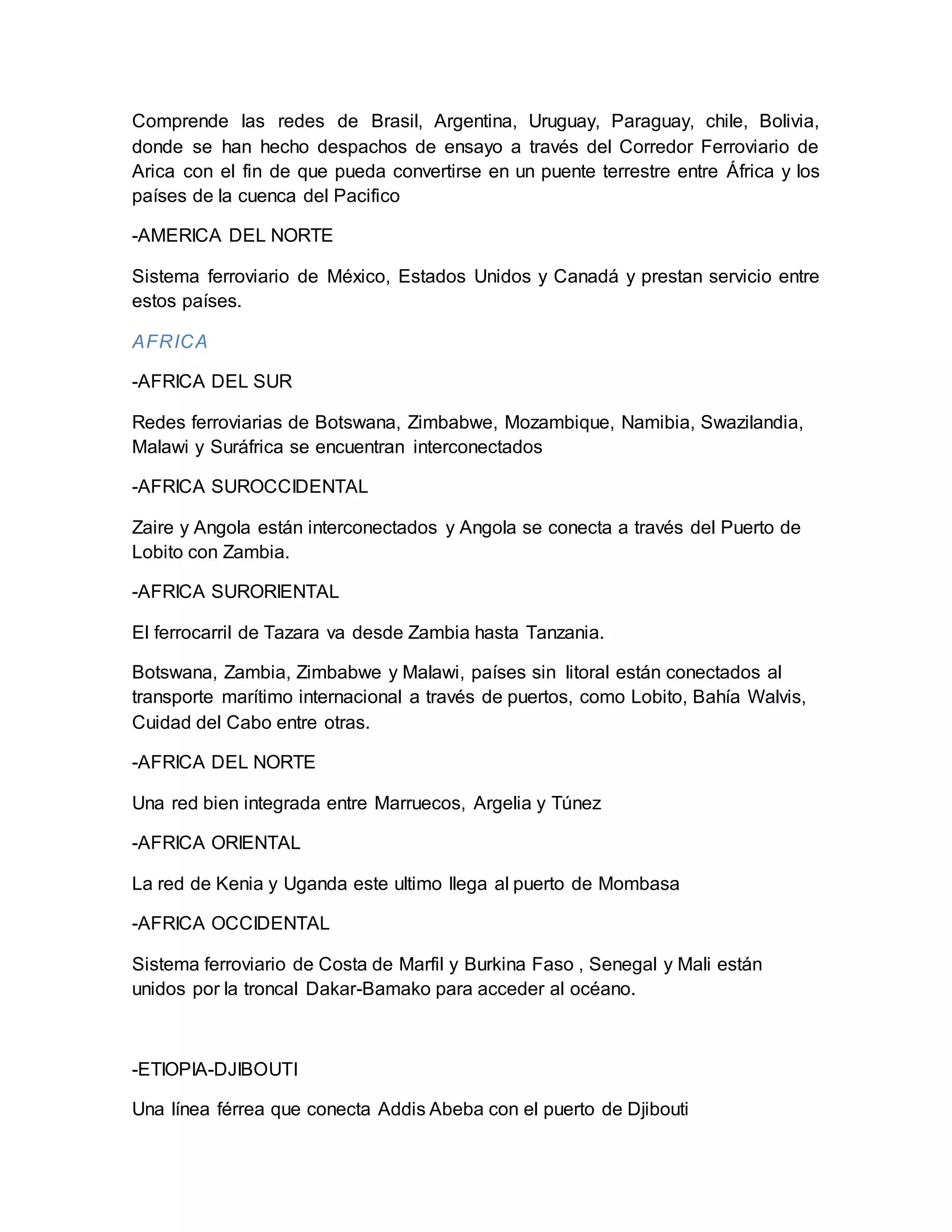 Modos de transporte | PDF