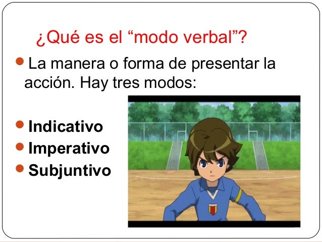 Modos verbales