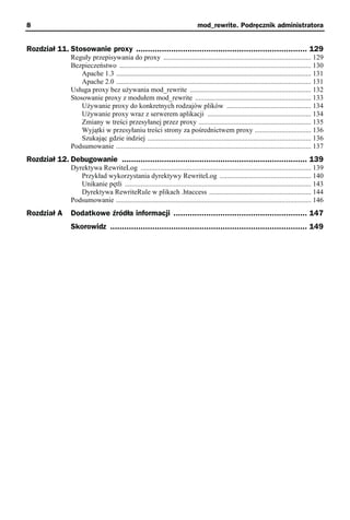 mod_rewrite. Podręcznik administratora | PDF