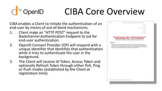 OpenID Foundation MODRNA WG overview at EIC 2019 | PPT