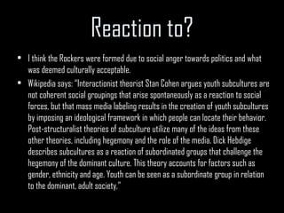 Rockers Presentation | PPT