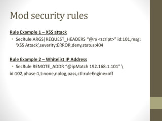 Mod security | PPTX