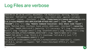 ModSecurity and NGINX: Tuning the OWASP Core Rule Set - EMEA | PPT