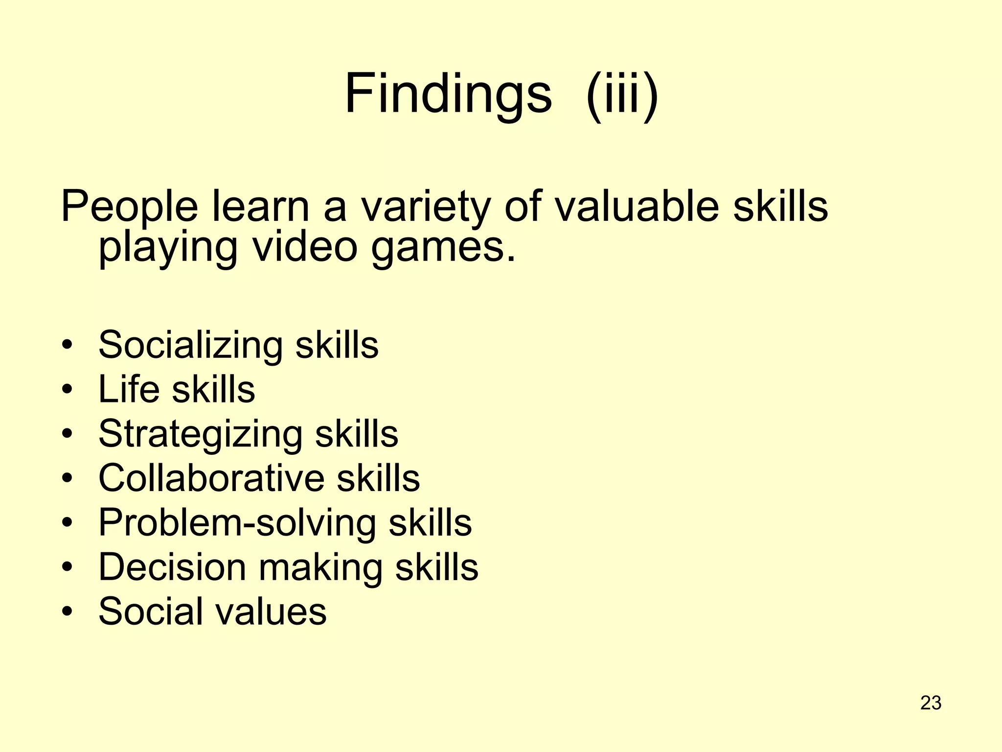 Using video games for educational purposes | PPT