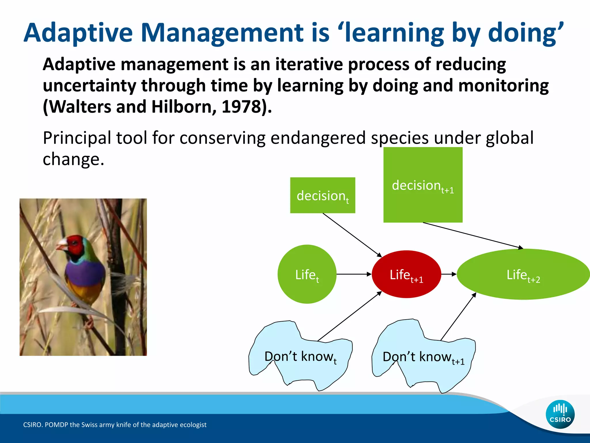 Comparing adaptive management and real options approaches: slides and ...