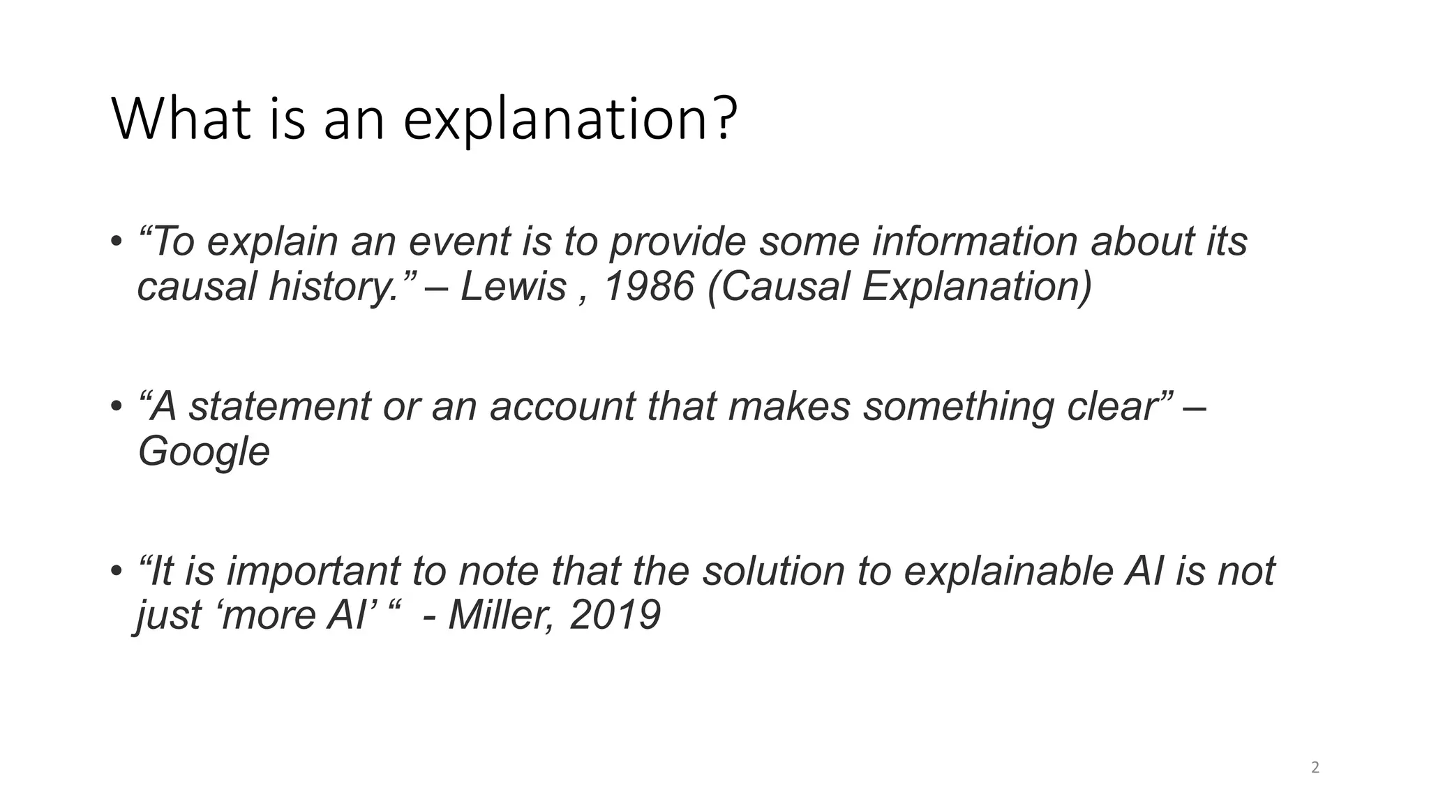 Explainable Algorithm Evaluation From Lessons In Education Ppt