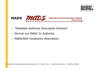 MODS und MADS | PDF