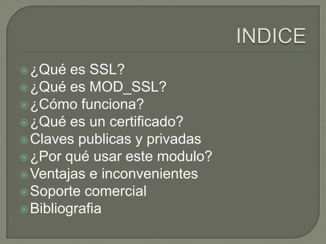 Modssl Apache 3 Jesus Carmona Ppt
