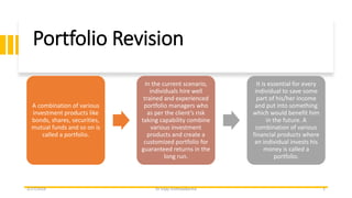 MCOM II SEM IV MODULE 1 Portfolio Revision and Evaluation UNIT II.pptx