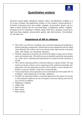 Study of Managing Business at Reliance Industries Limited” | DOCX