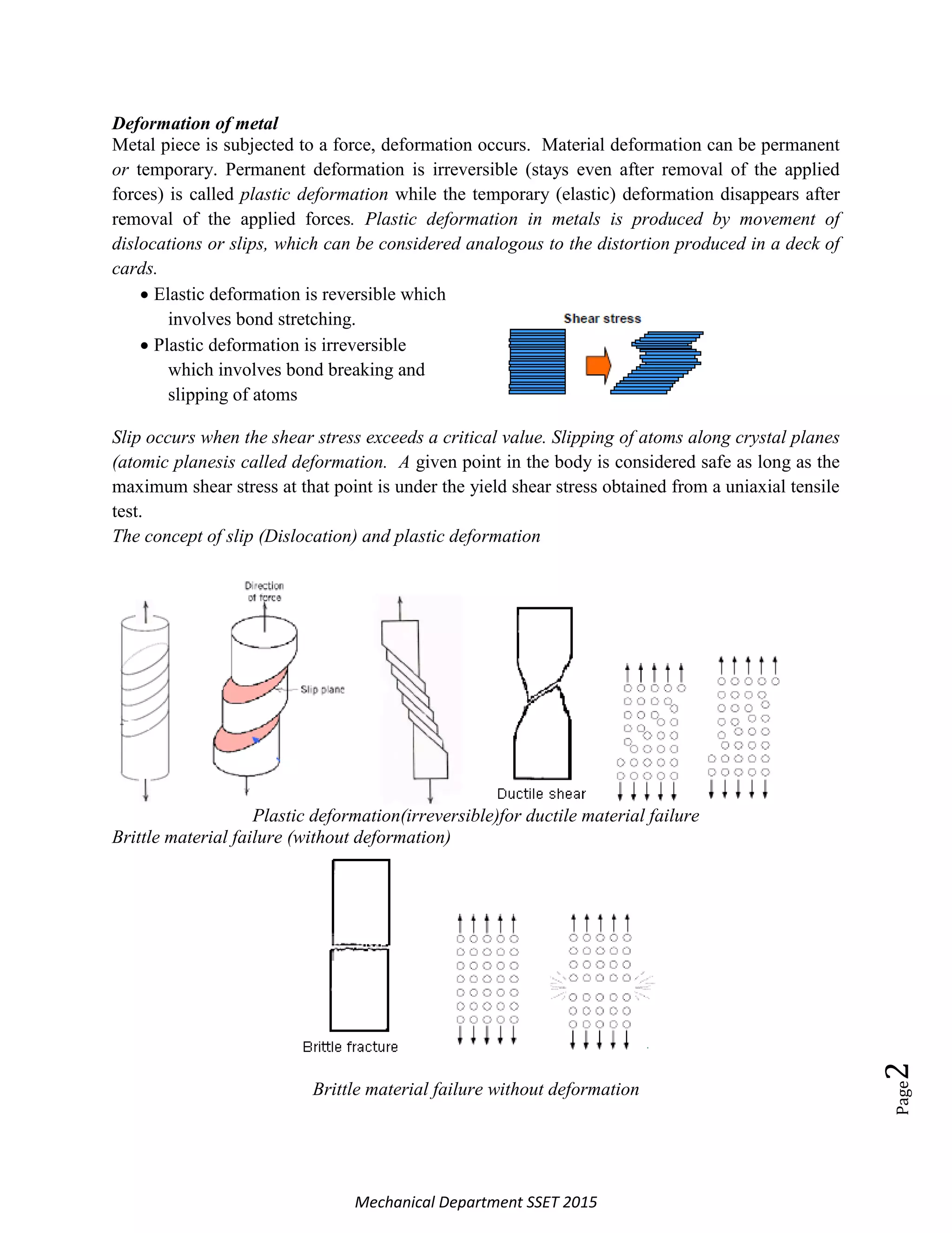 Theory of metal cutting MG University(S8 Production Notes) | PDF