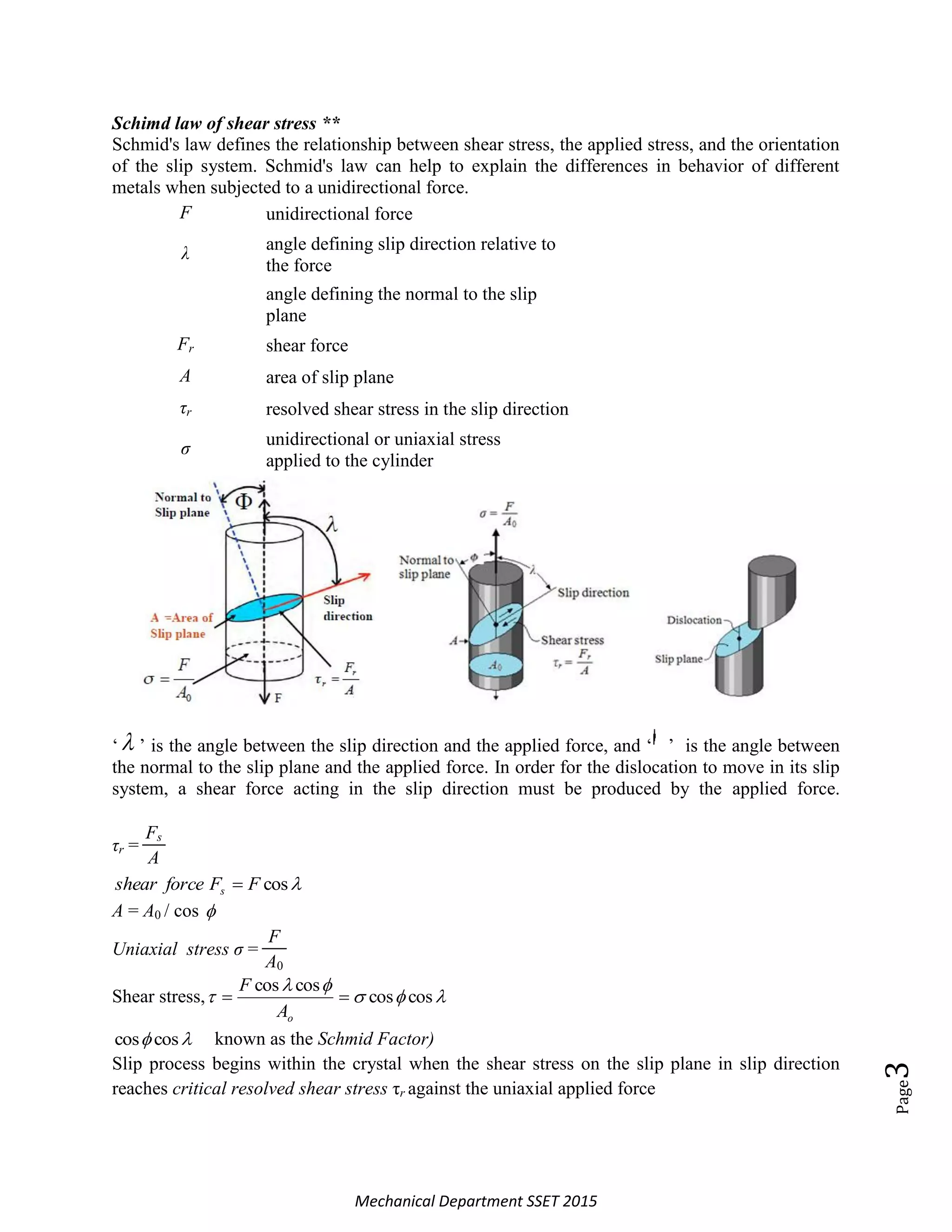 Theory of metal cutting MG University(S8 Production Notes) | PDF