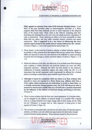 Mod ufo report summary 1 | PDF