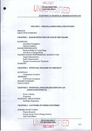 Mod ufo report summary 1 | PDF