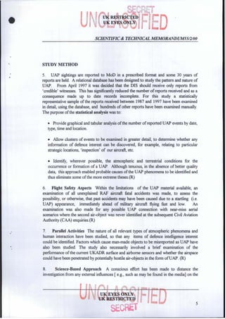 Mod ufo report summary 1 | PDF