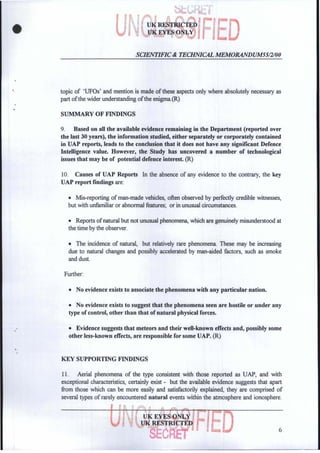 Mod ufo report summary 1 | PDF