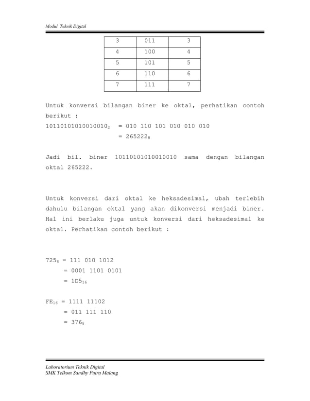 Modul 1-sistem-bilangan | PDF
